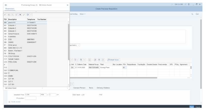 How To - Creare una Richiesta di Acquisto in SAP S/4 HANA
