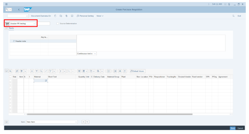 Come creare una Richiesta di Acquisto in SAP S/4 HANA | SapProfession